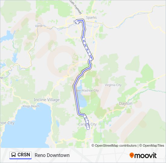 CRSN Route: Schedules, Stops & Maps - Reno Downtown (Updated)