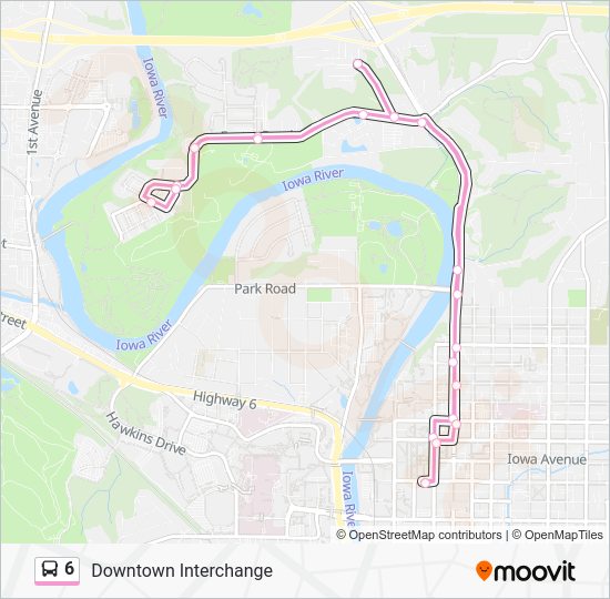 Ruta 6: horarios, paradas y mapas - Downtown Interchange (Actualizado)