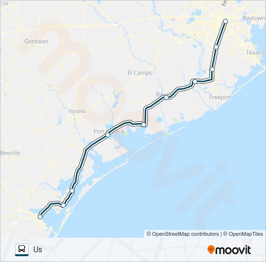 Ruta greyhound us1126s: horarios, paradas y mapas - Brownsville Bus ...
