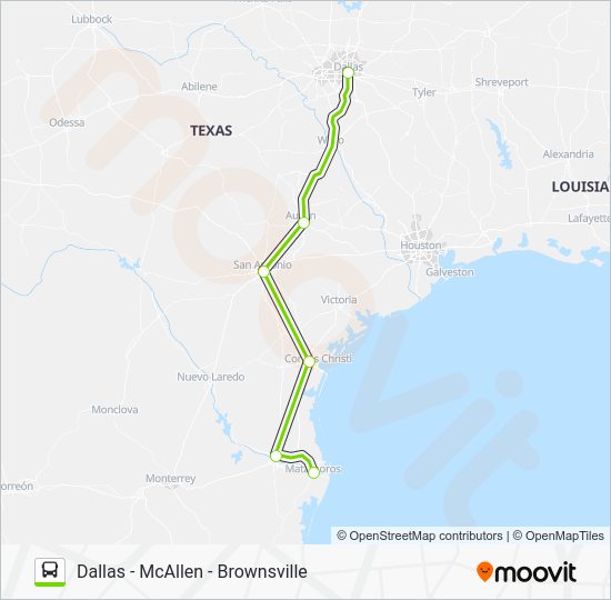Ruta FLIXBUS US1166: horarios, paradas y mapas - Dallas Bus Station ...