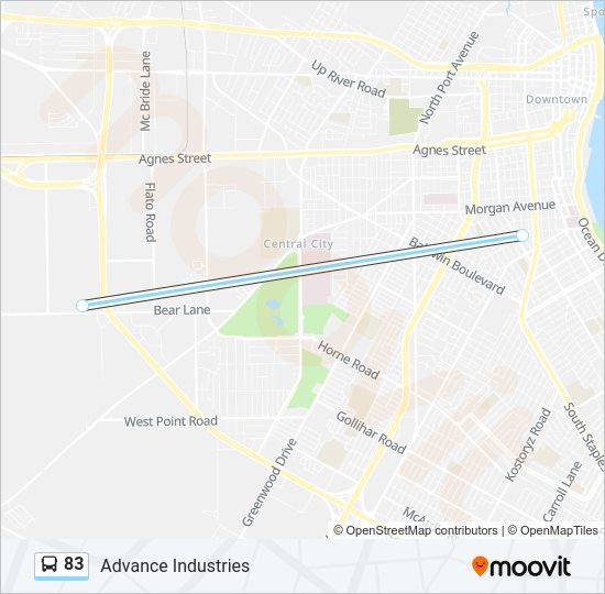 83 Route: Schedules, Stops & Maps - (Updated)