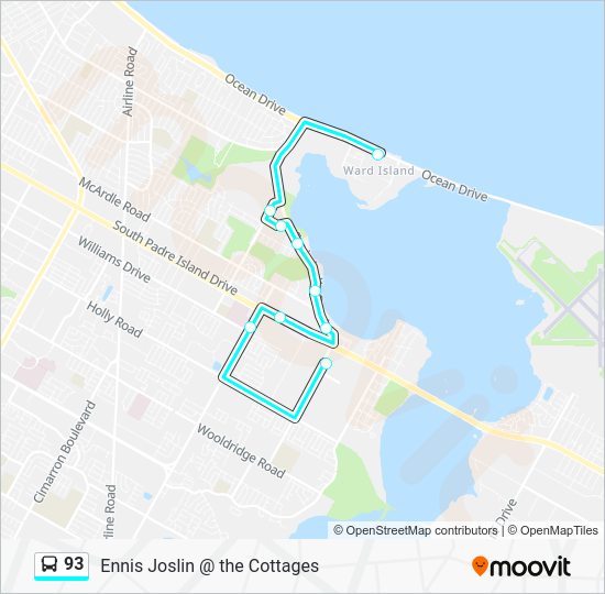 93 Route: Schedules, Stops & Maps - (Updated)