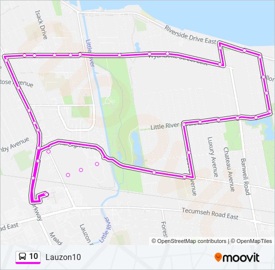 10 Route: Schedules, Stops & Maps - Lauzon10 (Updated)