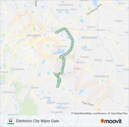 mf500eb Route: Schedules, Stops & Maps - Electronic City Wipro Gate ...