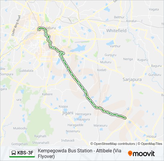 kbs3f Route: Schedules, Stops & Maps - Attibele (Via Flyover) (Updated)