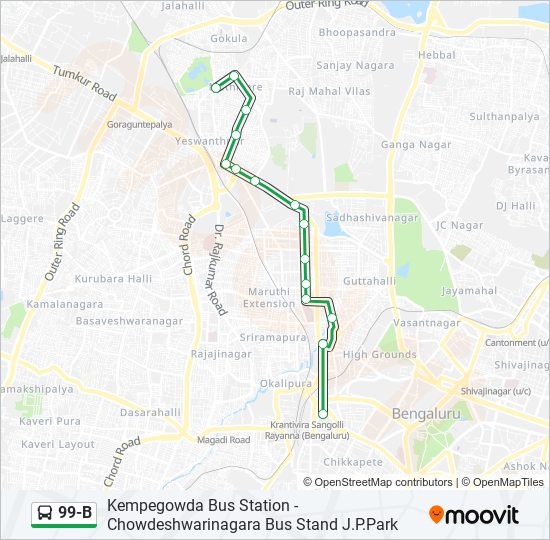 99b Route: Schedules, Stops & Maps - Kempegowda Bus Station (Updated)