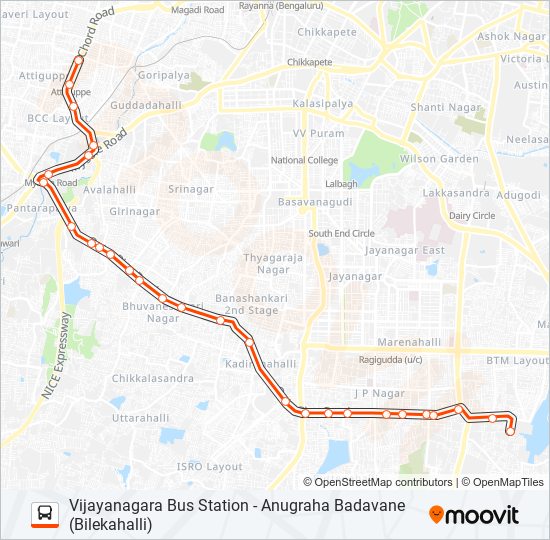 mf45 vttmcabg Route: Schedules, Stops & Maps - Vijayanagara Bus Station ...
