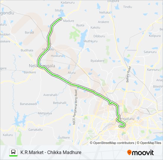 258 KMTCMDR Route: Schedules, Stops & Maps - Chikka Madhure (Updated)