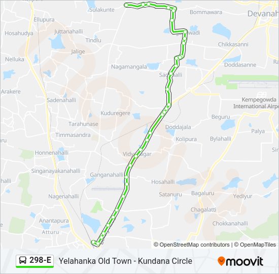 298E Route: Schedules, Stops & Maps - Kundana Circle (Updated)