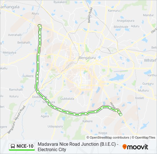 nice10 Route: Schedules, Stops & Maps - Electronic City (Updated)