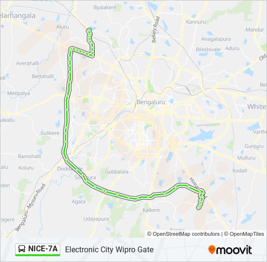 nice7a Route: Schedules, Stops & Maps - Electronic City Wipro Gate ...