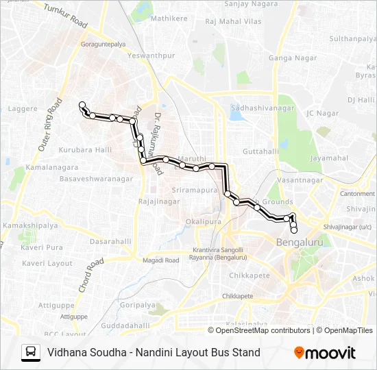 79E VSDNLO Route: Schedules, Stops & Maps - Nandini Layout Bus Stand ...