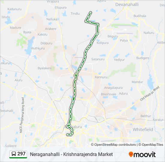 297 Route: Schedules, Stops & Maps - Krishnarajendra Market (Updated)