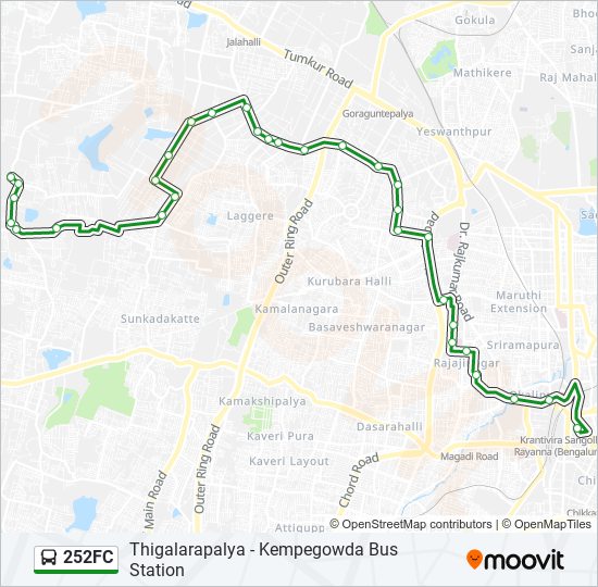 252fc Route: Schedules, Stops & Maps - Kempegowda Bus Station (Updated)