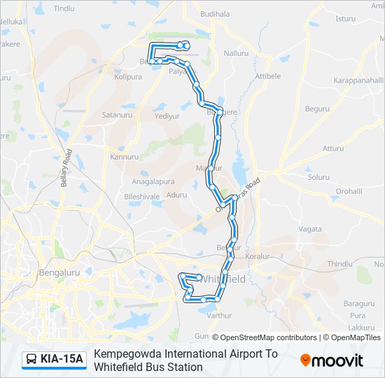 kia15a Route: Schedules, Stops & Maps - Whitefield Bus Station (Updated)