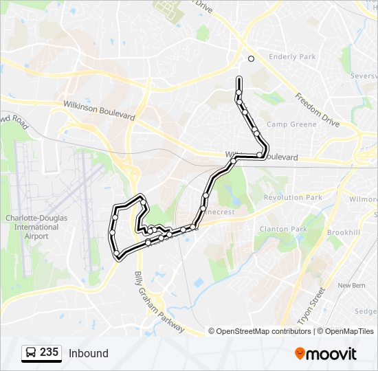 235 Route: Schedules, Stops & Maps - Inbound (Updated)