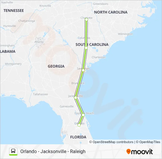 FLIXBUS 2433 Route: Schedules, Stops & Maps - Charlotte Bus Station ...