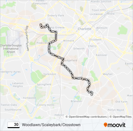 30 Route: Schedules, Stops & Maps - Outbound (Updated)