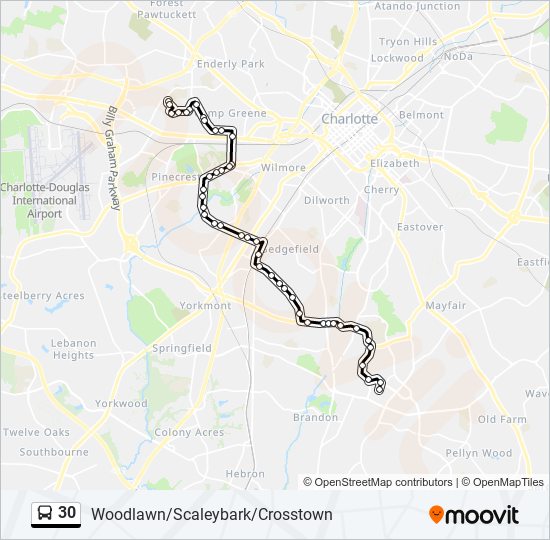 30 Route: Schedules, Stops & Maps - Outbound (Updated)