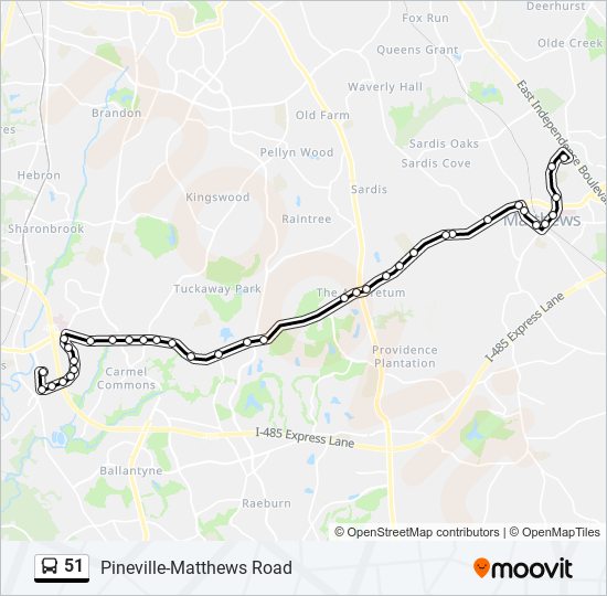 51 Route: Schedules, Stops & Maps - Outbound (Updated)