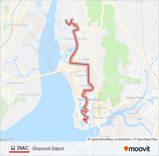 20ac Route: Schedules, Stops & Maps - Ghansoli Depot (Updated)