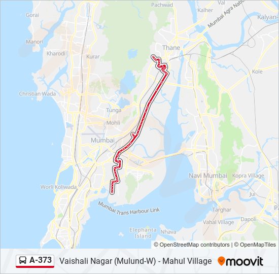a373 Route: Schedules, Stops & Maps - Mahul Village (Updated)