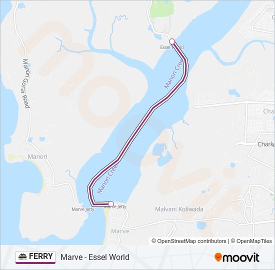 ferry Route: Schedules, Stops & Maps - Essel World (Updated)