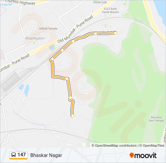 147 Route: Schedules, Stops & Maps - Bhaskar Nagar (Updated)