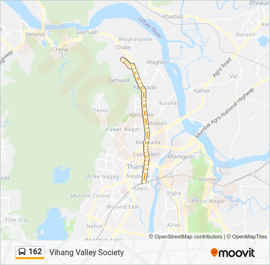 162 Route: Schedules, Stops & Maps - Vihang Valley Society (Updated)