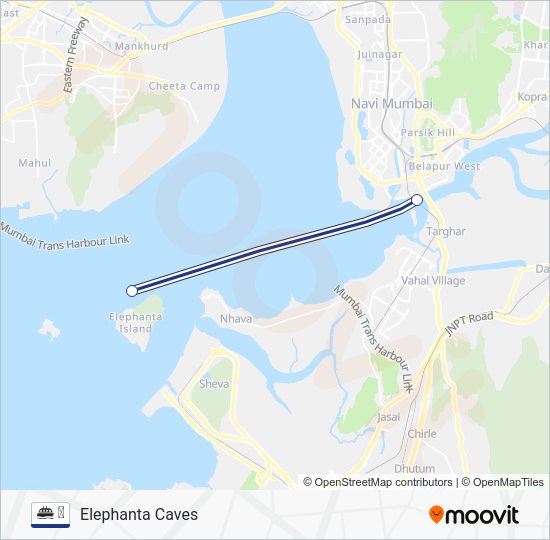 Route: Schedules, Stops & Maps - Elephanta Caves (Updated)