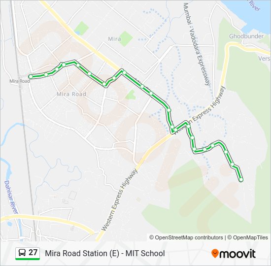 27 Route: Schedules, Stops & Maps - MIT School (Updated)