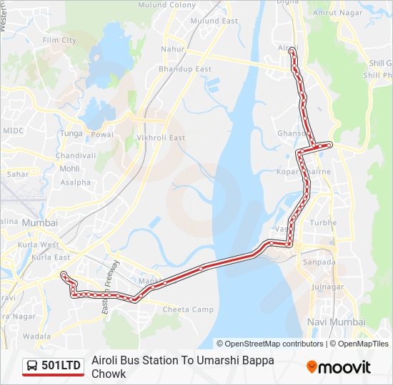 501ltd Route: Schedules, Stops & Maps - Umarshi Bappa Chowk (Updated)