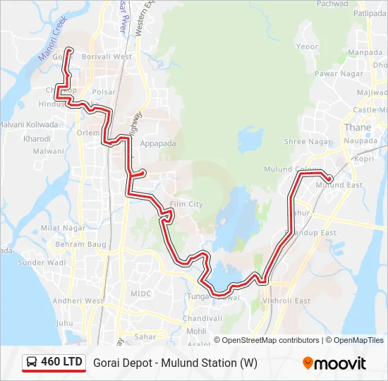 460 LTD Route: Schedules, Stops & Maps - Mulund Station (W) (Updated)