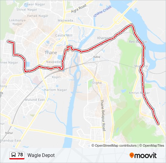 78 Route: Schedules, Stops & Maps - Wagle Depot (Updated)