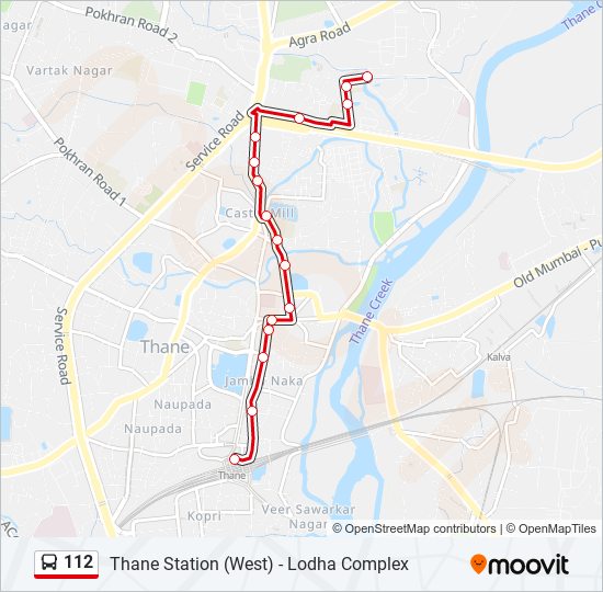 112 Route: Schedules, Stops & Maps - Thane Station (West) (Updated)