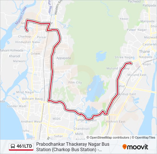 461ltd Route: Schedules, Stops & Maps - Maharana Pratap Chowk (Mulund-W ...