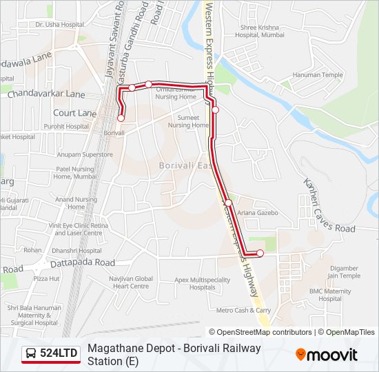 524LTD Route: Schedules, Stops & Maps - Magathane Depot (Updated)