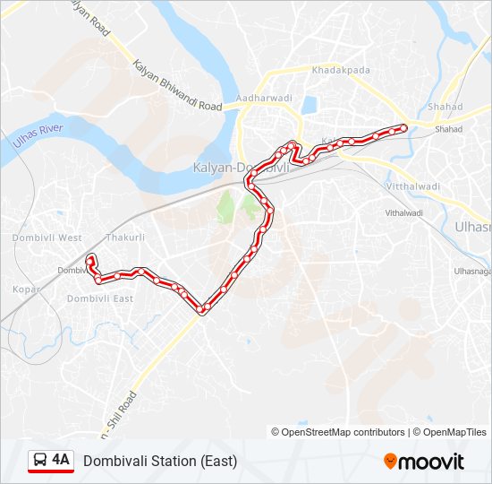 4a Route: Schedules, Stops & Maps - Dombivali Station (East) (Updated)