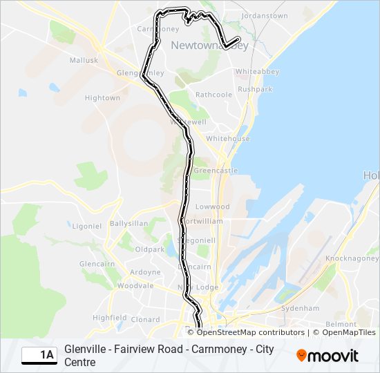 1a Route: Schedules, Stops & Maps - Glenville - Fairview Road ...