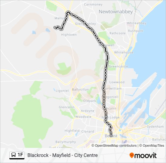1f Route: Schedules, Stops & Maps - Blackrock - Mayfield - City Centre ...
