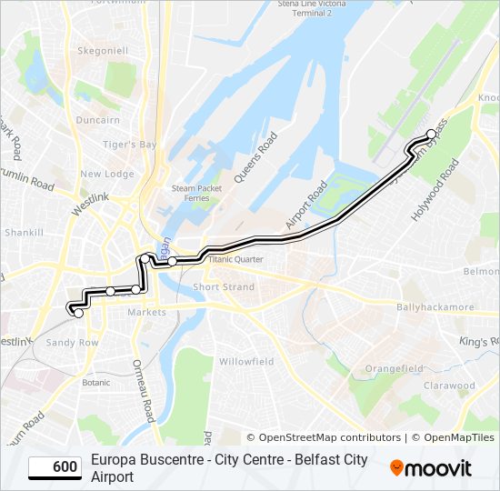 600 Route: Schedules, Stops & Maps - Europa Buscentre - City Centre ...