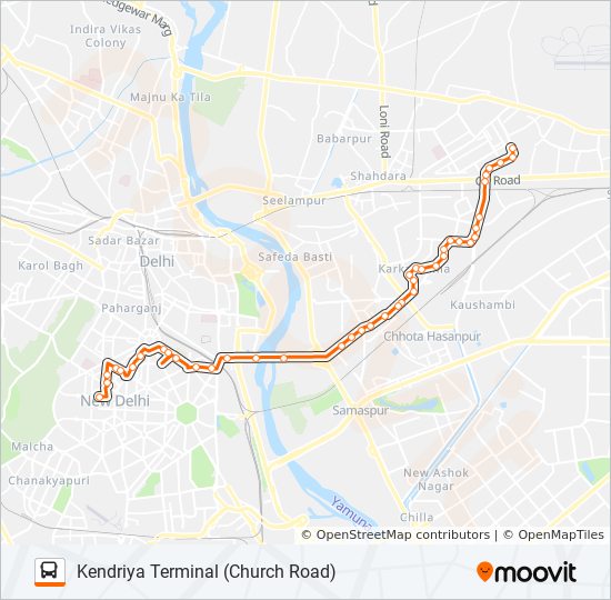 281 Route: Schedules, Stops & Maps - Kendriya Terminal (Church Road ...