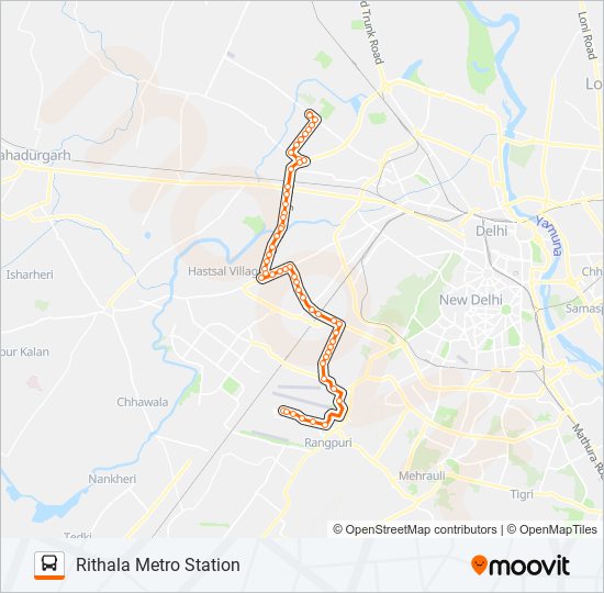 air06 Route: Schedules, Stops & Maps - Rithala Metro Station (Updated)