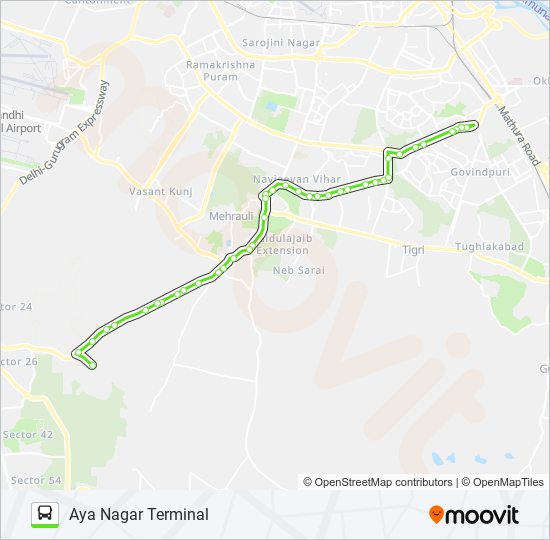 428 Route: Schedules, Stops & Maps - Aya Nagar Terminal (Updated)