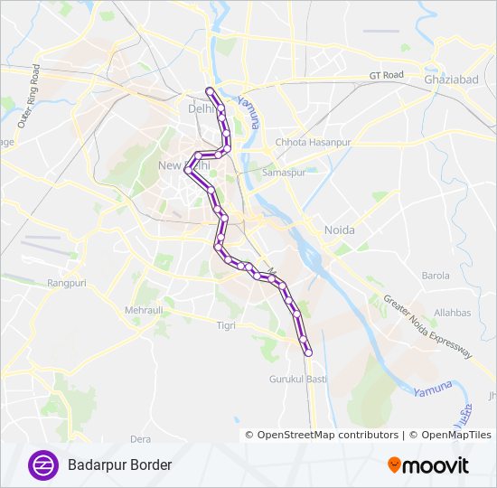 Raja Garden Metro Station Map | Fasci Garden