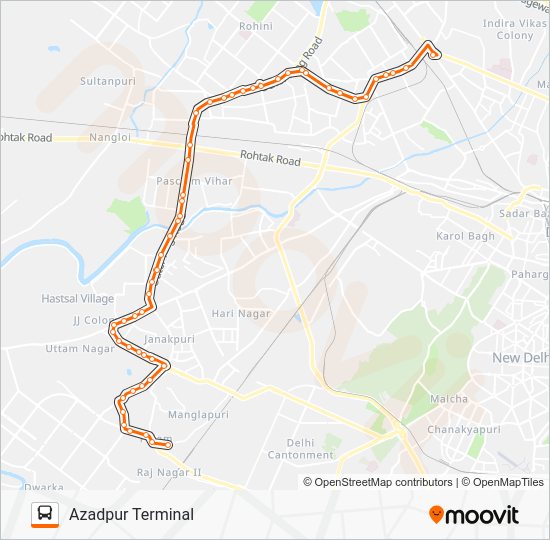 761 Route: Schedules, Stops & Maps - Azadpur Terminal (Updated)