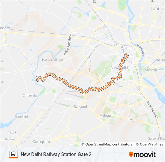 781 Route: Schedules, Stops & Maps - New Delhi Railway Station Gate 2 ...