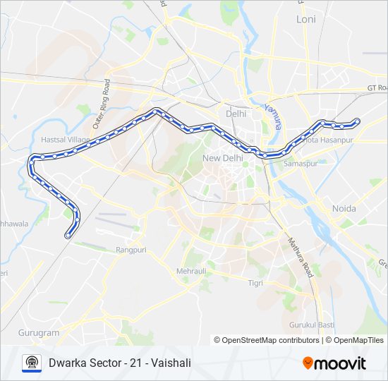 blue Route: Schedules, Stops & Maps - Vaishali (Updated)