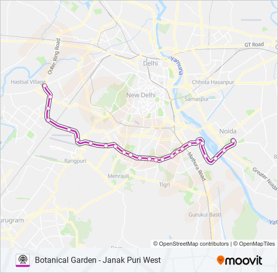 MAGENTA Route: Schedules, Stops & Maps - Botanical Garden (Updated)