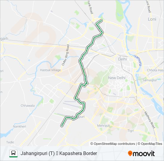 804 Route: Schedules, Stops & Maps - Jahangirpuri (T) (Updated)